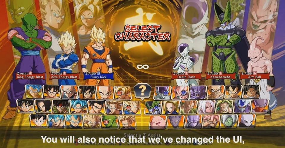 New character select screen made the space in the last row bigger : r ...