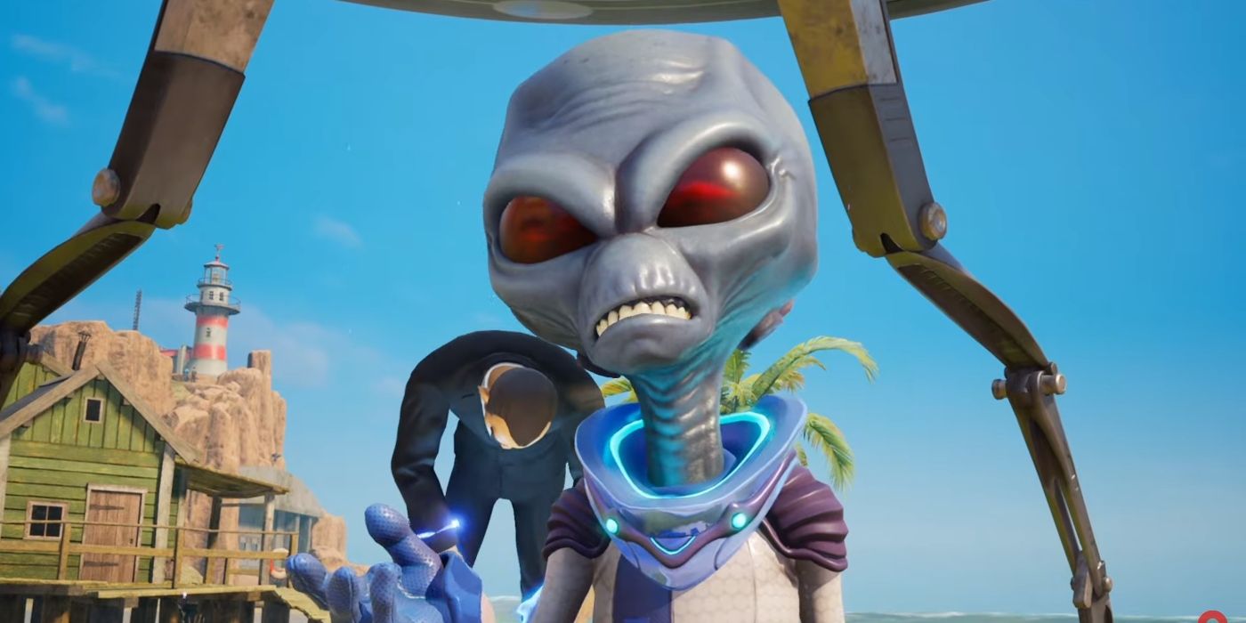 Destroy All Humans Shows Off Santa Modesta Level | Game Rant