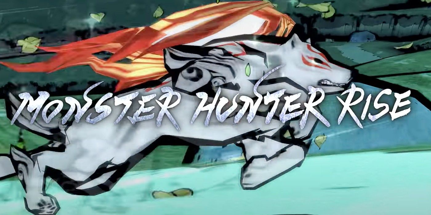 Monster Hunter Rise is Crossing Over With Okami | Game Rant